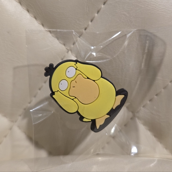 Pokemon | Accessories | 3 Pokemon Psyduck Croc Charm | Poshmark